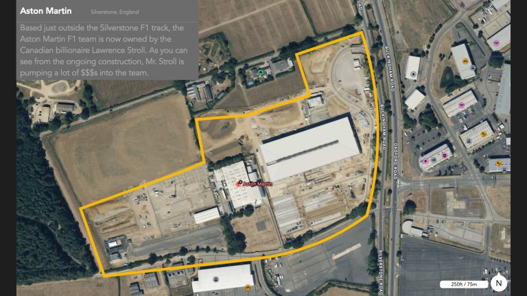 Mapping F1: Teams, Power Units and Tracks – Map Happenings
